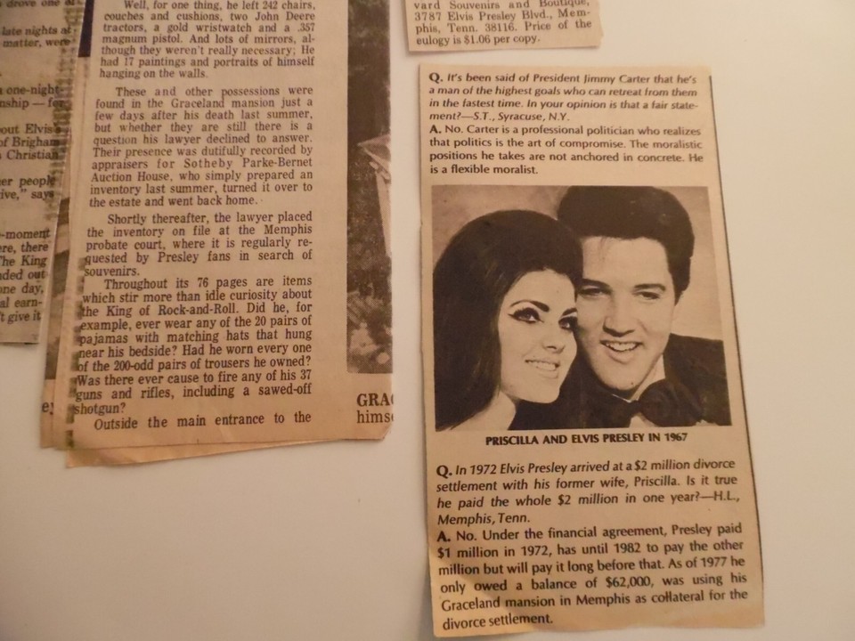 Elvis, Peter Jones, HC DJ First Published 1976 by Octopus Books ...