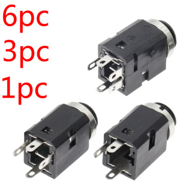 3.5mm 3 4 5 Pin Socket Female Jack Plug Audio Headphone Connector PJ ...