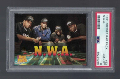 1991 Premier Rap Pack #92 N.W.A. PSA 8 | eBay