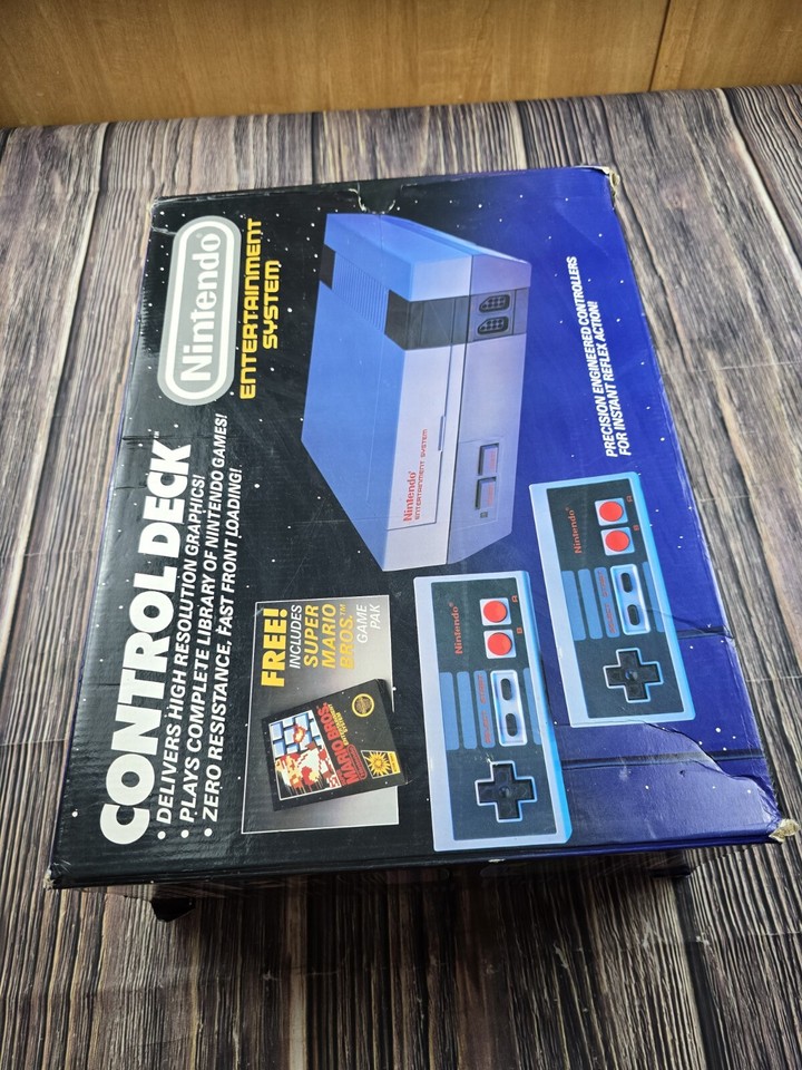 VTG Nintendo Entertainment System (NES) Control Deck BOX NO STYROFOAM ...