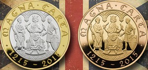 Rare £2 Magna Carta 1215-2015 800 year Anniversary Two Pound Coin ...