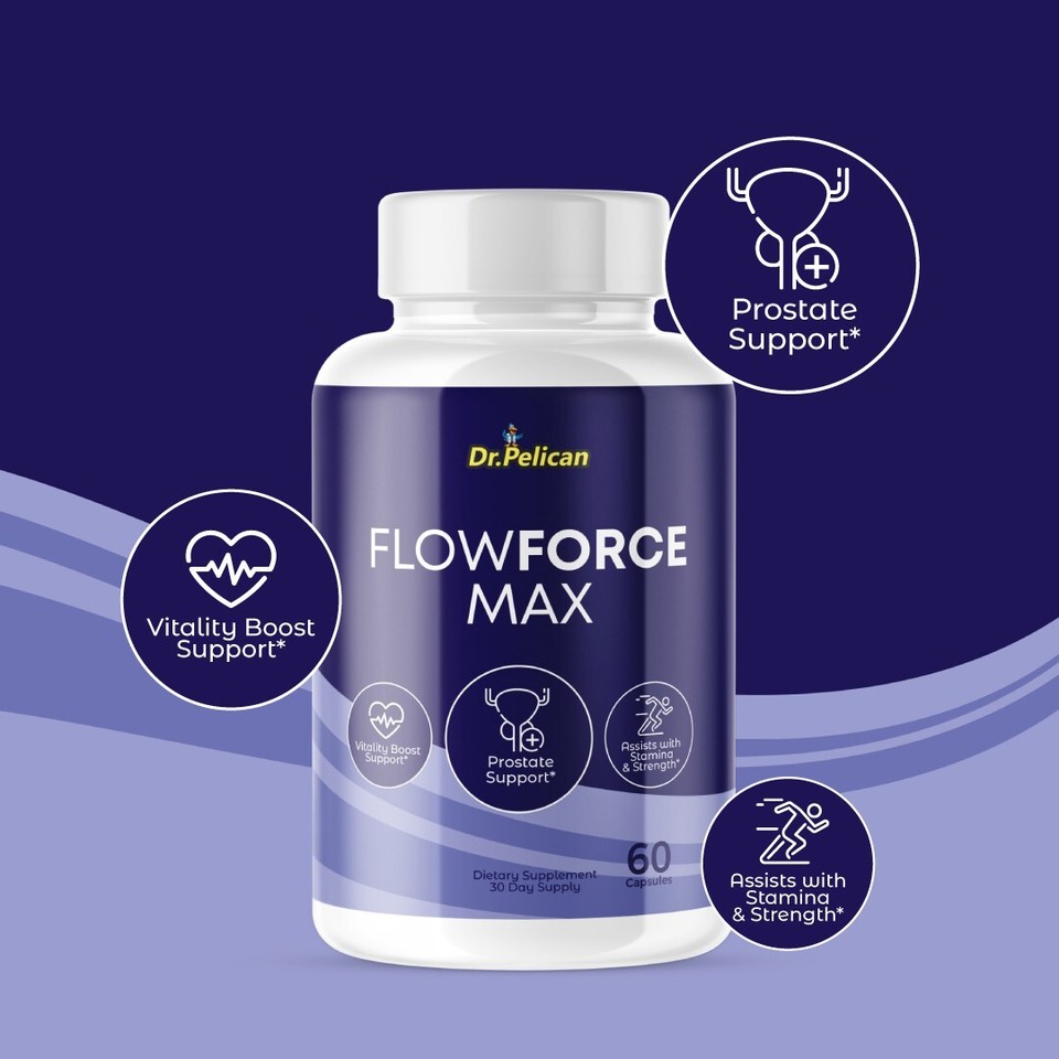 Flowforce Max- Prostate Support- 4 Bottles- 240 Capsules | eBay