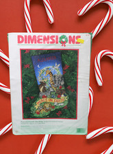 Dimensions Polar Bear Joy Stocking Needlepoint Kit Christmas 9140 for ...