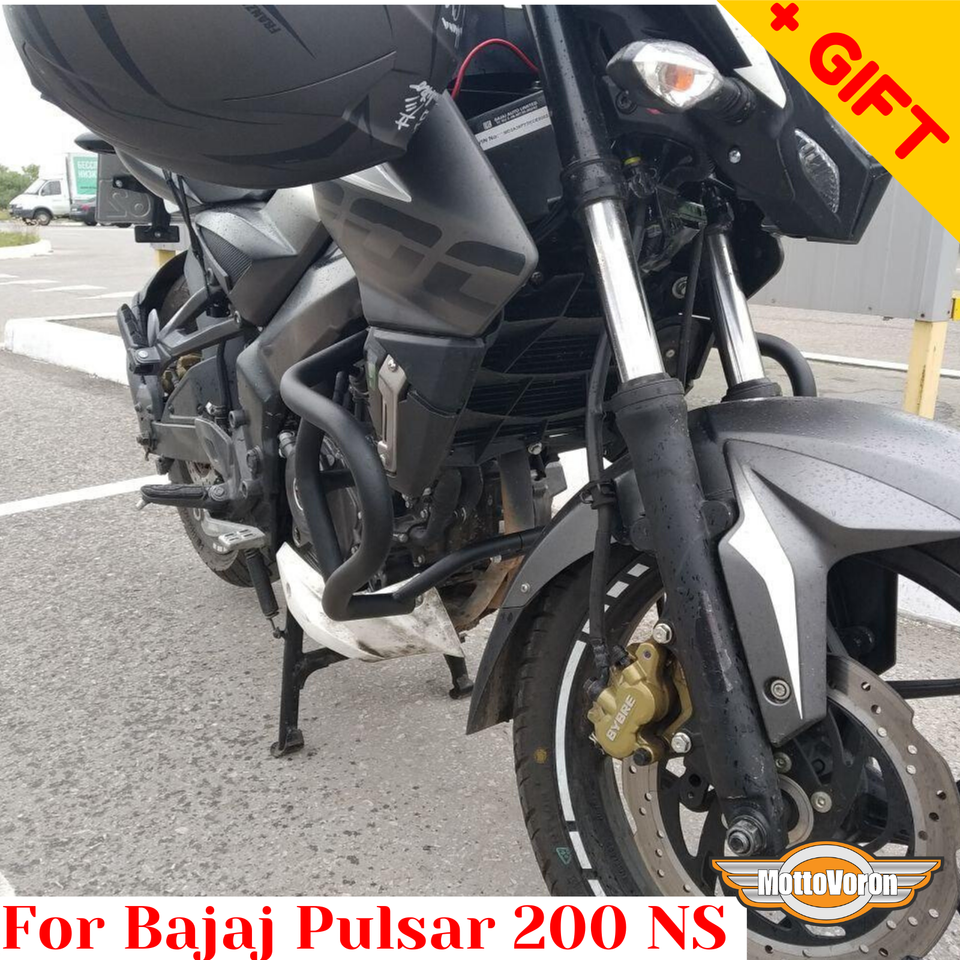 For Bajaj Pulsar 200 NS crash bars Bajaj Rouser 200 NS engine guard ...