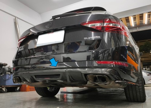 Fit for 15-23 Superb Combi III B8 3V Wagon Rear Diffuser & Mid Spoiler ...