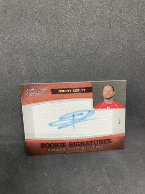 2011 Panini Timeless Treasures Jeremy Kerley Rookie Autograph AUTO ...