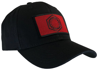 Star Wars First Order Hat Black Ball Cap RED & BLACK 100% Cotton ...