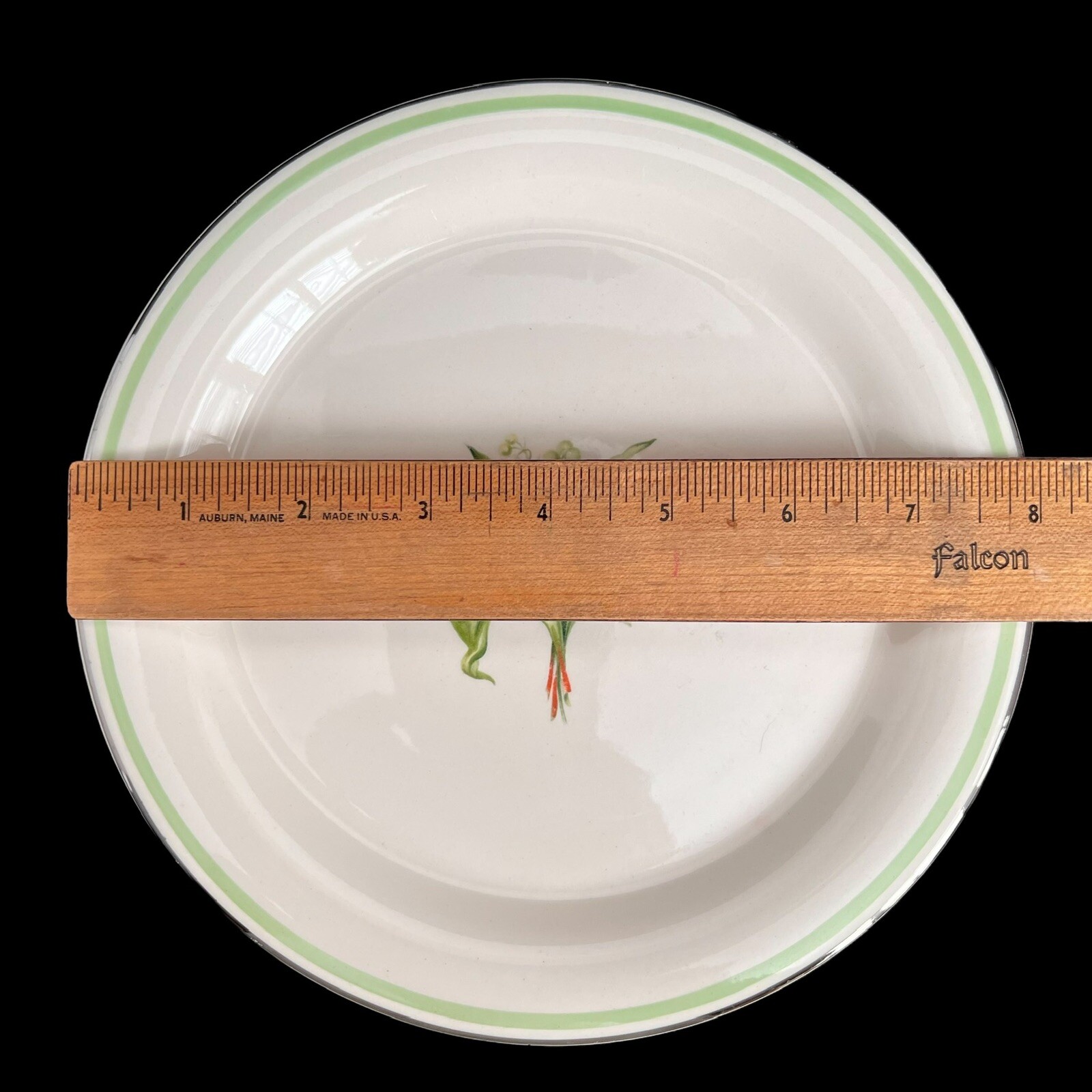 Lot of 2 Vtg Homer Laughlin Eggshell Lily of the Valley C44N5 Bread ...