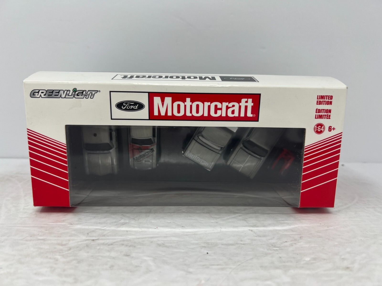 Greenlight Diorama Ford Motorcraft Garage Raw Green Machine Chase 1:64 ...
