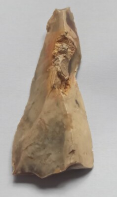LOVELY MESOLITHIC FLINT SCRAPER. MIDDLE STONE AGE BRITAIN 6000-4000 B.C ...