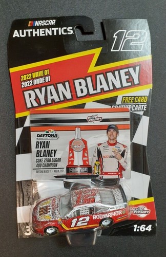 NASCAR AUTHENTICS RYAN BLANEY 2022 WAVE 01 RACED VERSION DAYTONA 1:64 ...