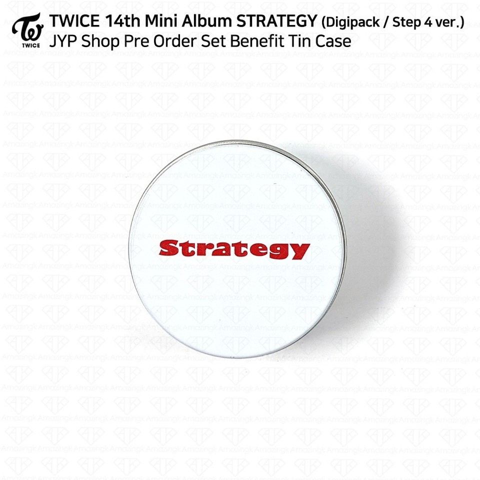 TWICE 14th Mini Album STRATEGY JYP Shop POB Photocard Step 1,2,3,4 Ver ...