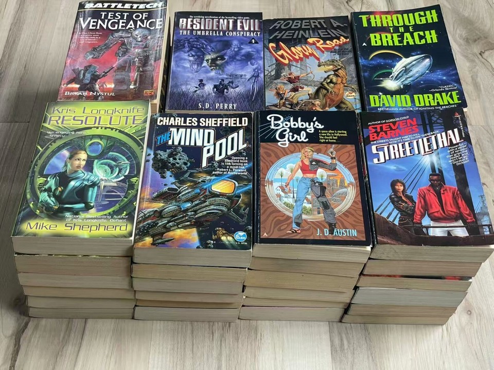 Lot of 48 Vintage Sci-Fi Paperback Novels Classic Science Fiction Collection | eBay