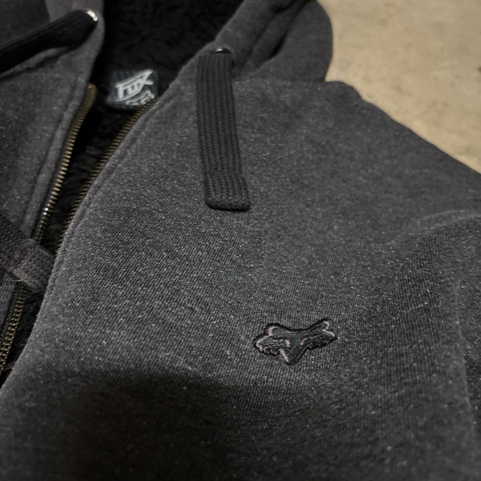 Heavy weight fully FOX racing hoodie very soft Y2K Chip zipper but ...