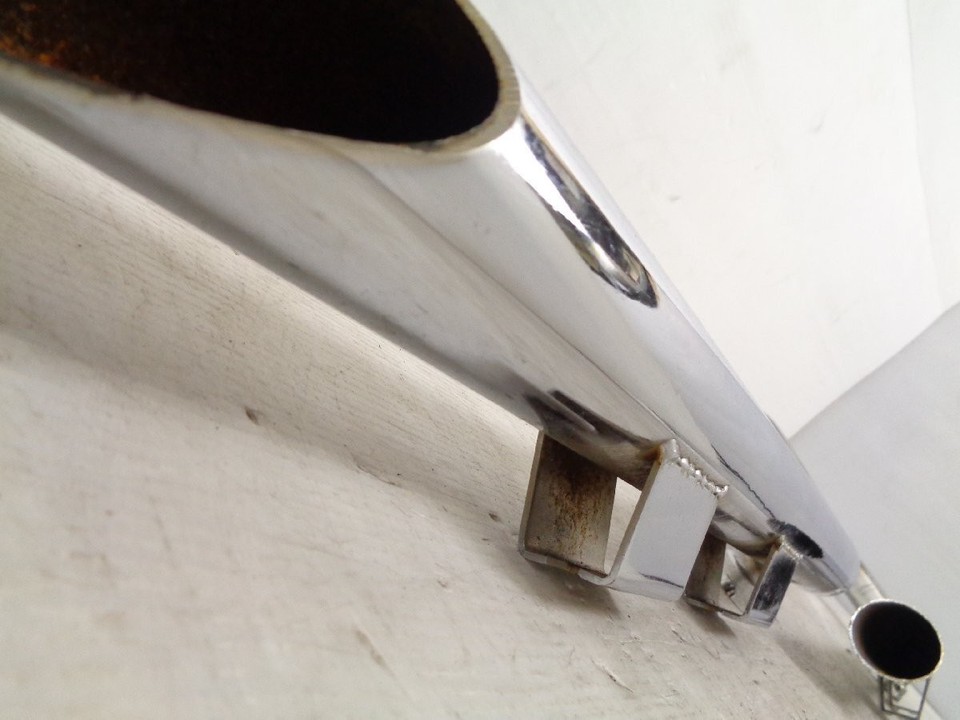 Xl1200 Xl883 Sportster 04-13 1.75 Inch Drag Slash Cut Exhaust muffler ...