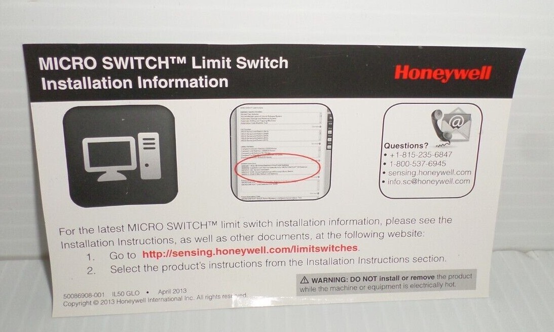⭐NEW IN BOX⭐ HONEYWELL LSYMB6D MICRO SWITCH HEAVY DUTY LIMIT SWITCH | eBay