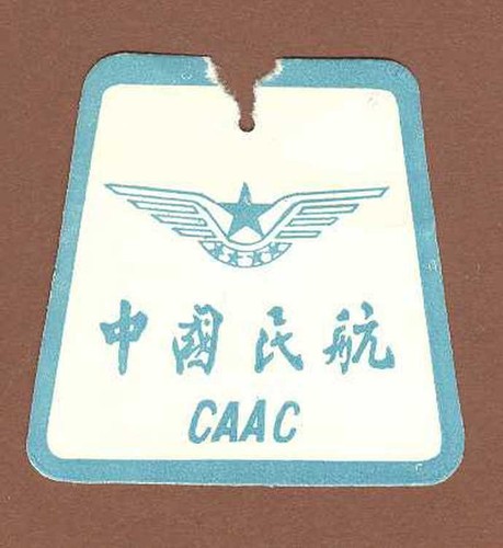 CAAC Civil Aviation Administration China Baggage Tag | eBay