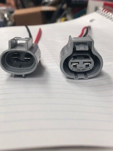 CAMRY MAZDA SUBARU GM COROLLA PIGTAIL CONNECTOR RADIATOR FAN MOTOR MALE ...