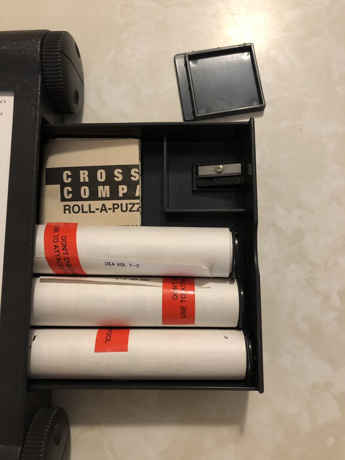 Crossword Companion Roll-A-Puzzle by Herbko, used With 3 Full Rolls And ...