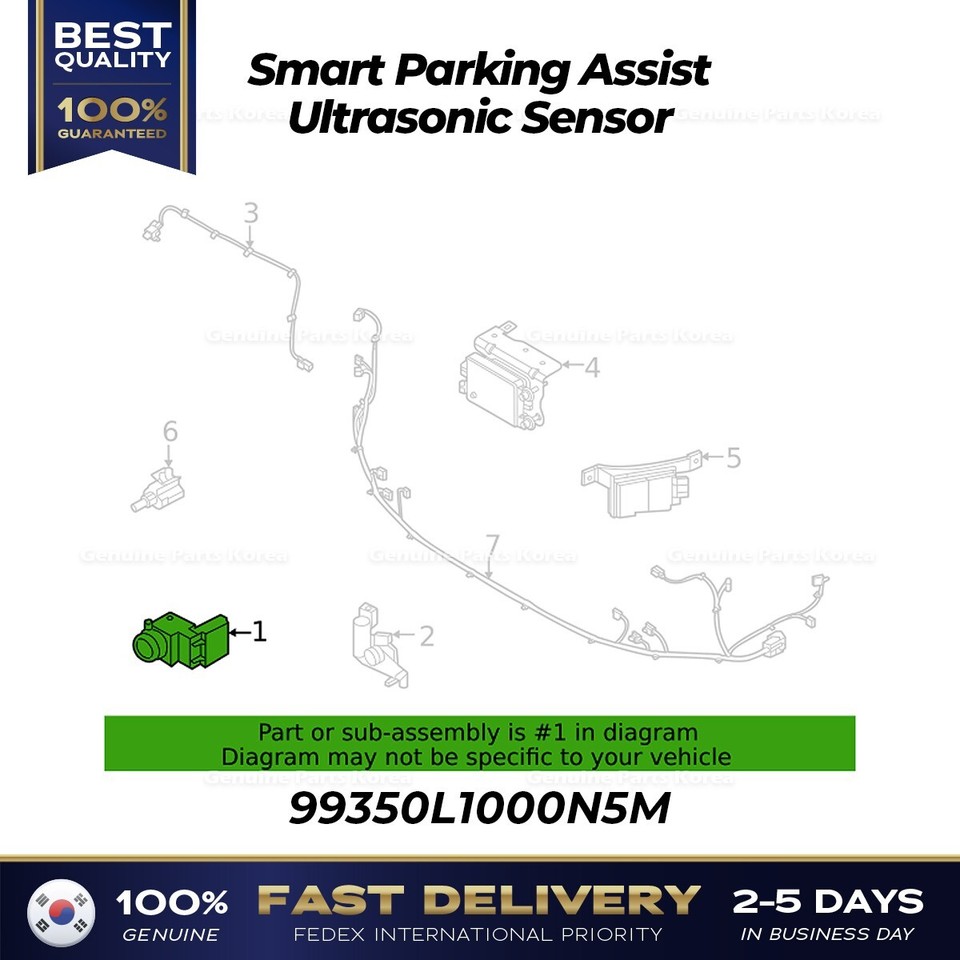 ⭐Genuine⭐ Smart Parking Assist Ultrasonic Sensor 99350L1000N5M for ...