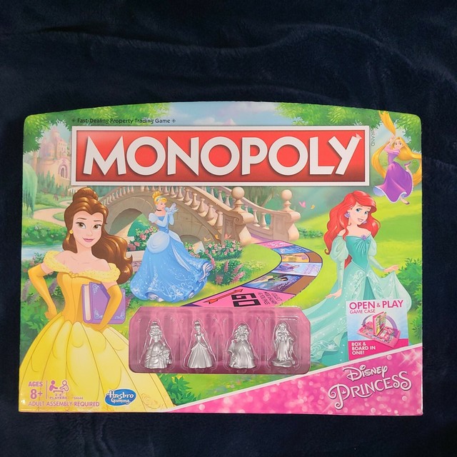Monopoly Disney Princess Edition Board Game 3d Hasbro Gaming for sale ...