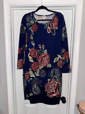 XXL LuLaRoe Elegant Debbie Dress, Floral | eBay