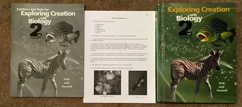 EXPLORING CREATION WITH BIOLOGY 2nd Edition, Textbook, Solutions, Test ...