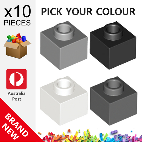 10x Genuine LEGO™ - Modified 1 x 1 x 2/3 with Open Bricks - 86996 New ...