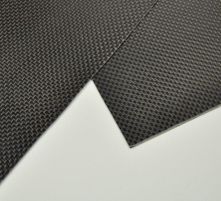400x500x0.3mm Carbon Fiber Plate/Panel/Sheet 3K Plain Weave High Glossy ...