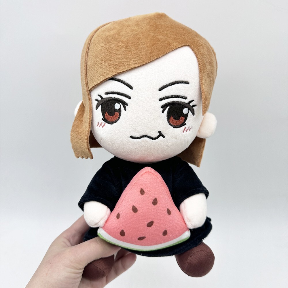 Jujutsu Kaisen Kugisaki Nobara Plush Doll Watermelon Sitting Figure ...
