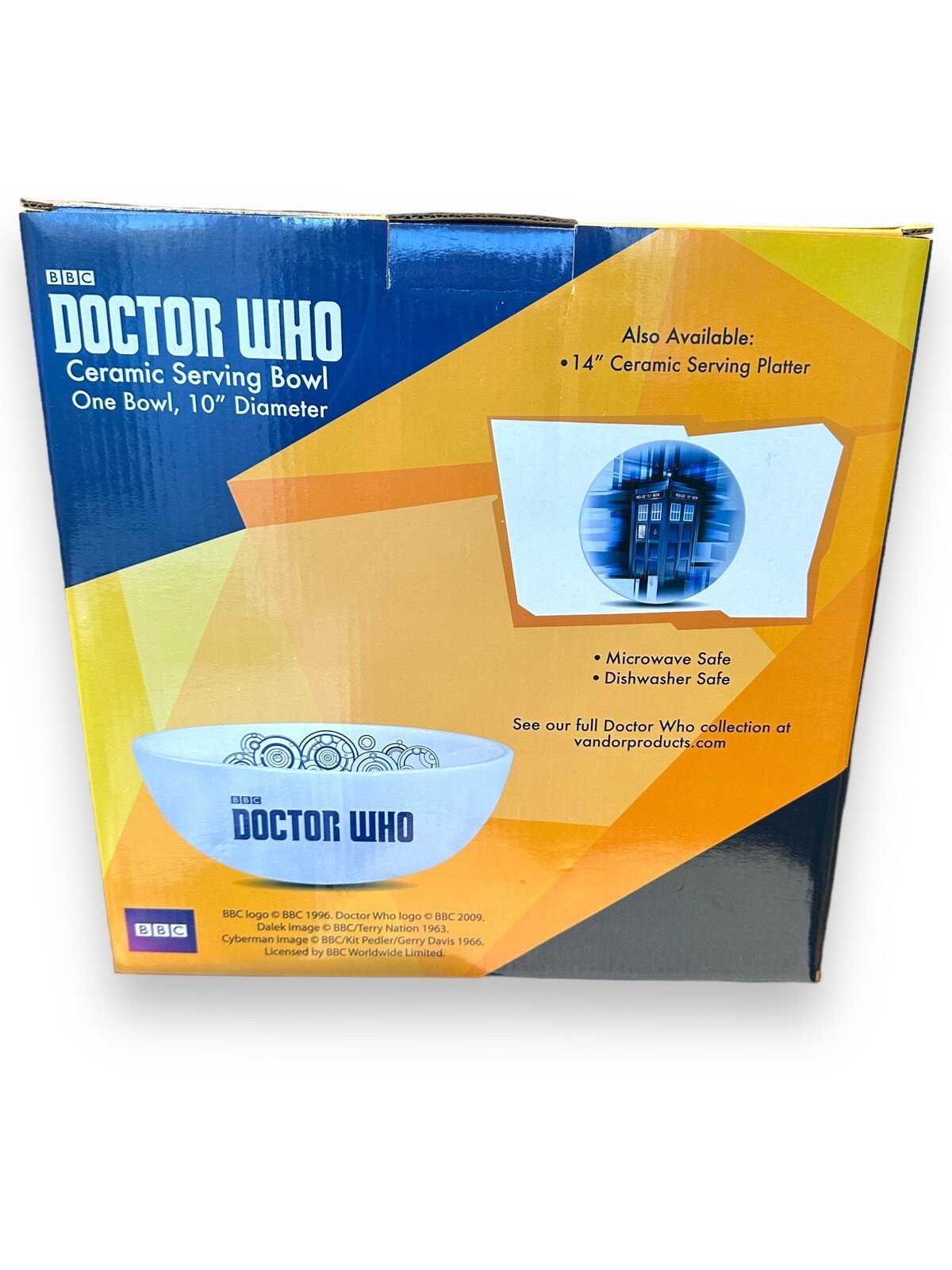 Doctor Who Ceramic Serving Bowl Vandor | eBay