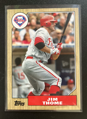 2022 Topps Archives 219 Jim Thome Philadelphia Phillies (1987) | eBay