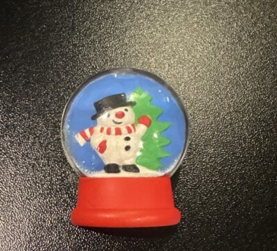 Hallmark Snowman Snow Globe Pin | eBay