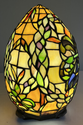 Acorn Stained Glass Lamp Shade/ Planter | eBay