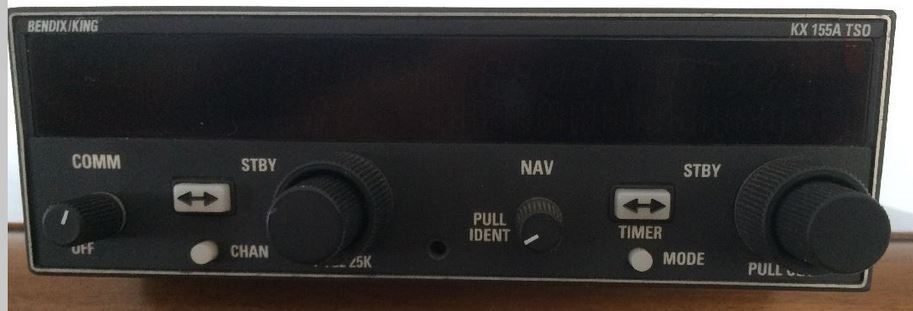 BENDIX/KING KX 155A 28 VDC P/N 069-01032-0101 WITH GLIDESLOPE S/N 19093 ...
