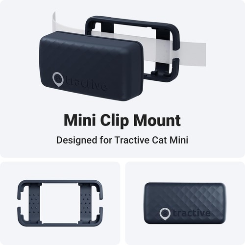 Tractive GPS Cat Mini Clip Mounting (Pack of 2) Mini, Dark Blue | eBay