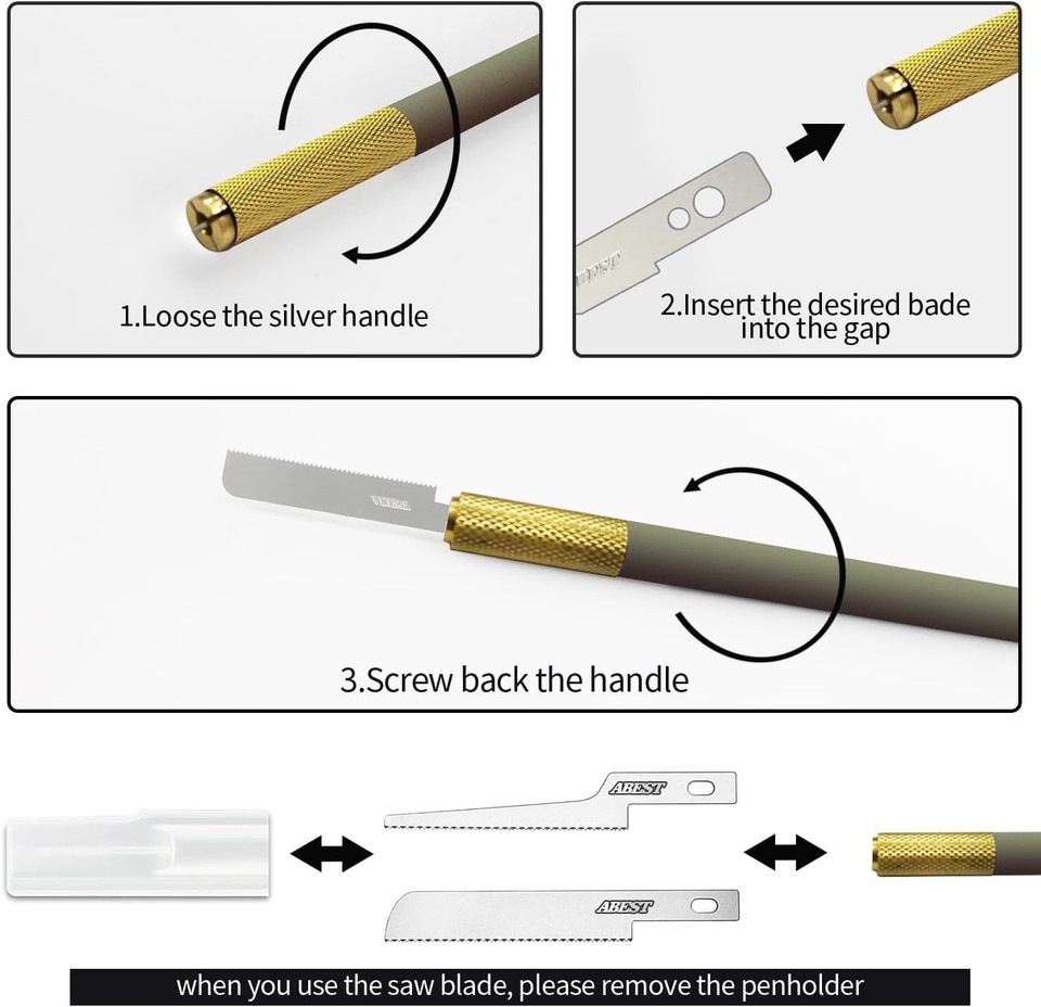 Mini Hand Saw Model Tools Modelling Knife Hobby DIY Craft Razor Saw ...