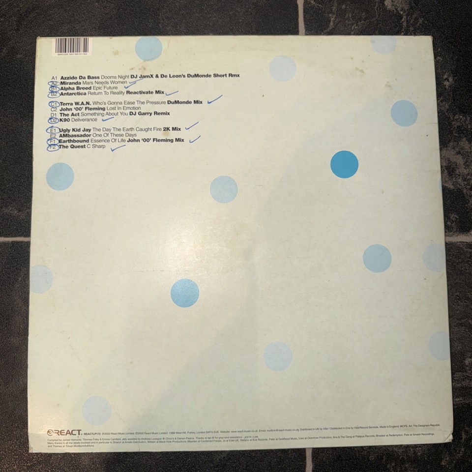 Reactivate 16- 3 Vinyl LP Trance | eBay