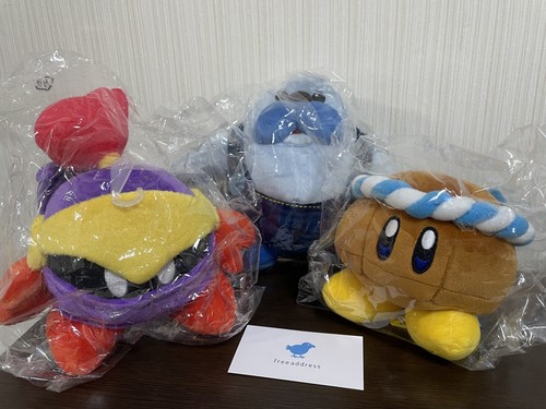 Bio Spark & Mr. Frosty & Rocky Kirby Enemies Plush Doll Set ALL STAR ...