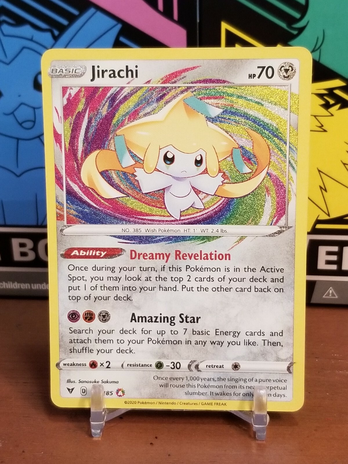 Jirachi Amazing Rare Vivid Voltage Pokemon TCG Card 119/185 | eBay