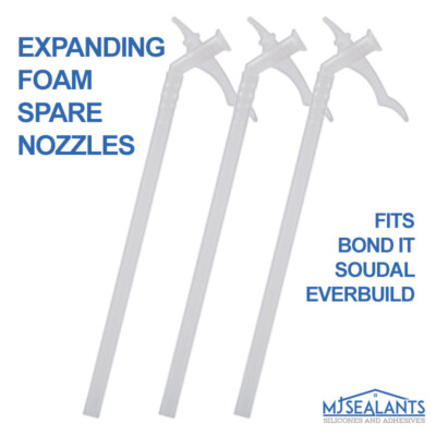 Everbuild Fix & Fill Expanding Foam Spare Nozzle Straw Fits Bond It ...