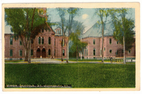 c1920 PC: Union Schools - St Johnsbury, Vermont | eBay