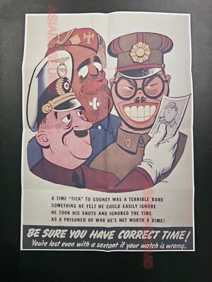 1943 WW2 USA AMERICA ANTI JAPAN TOJO CARICATURE CARTOON PROPAGANDA ...