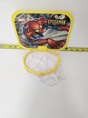 Marvel Spiderman Basketball Hoop suction cup back | eBay
