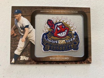 2009 Topps Baseball Whitey Ford commemorative patch card | eBay