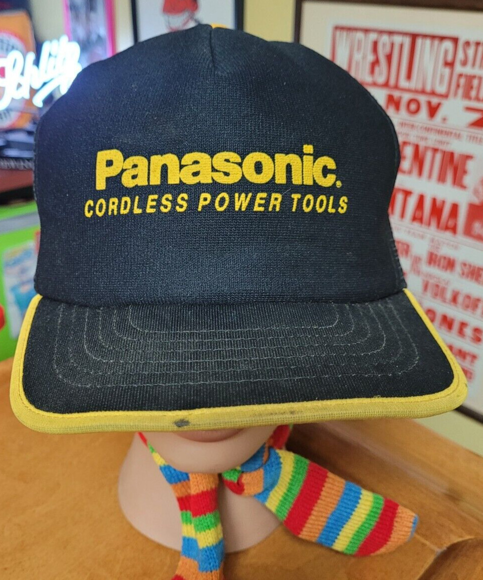 Vintage Panasonic Cordless Power Tools Meshback Truck… - Gem