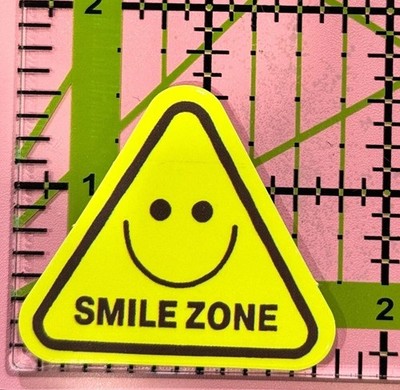 SMILE ZONE Spoof MINI Funny Warning Sticker- Vinyl Decal Sticker Bomb ...