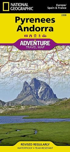 National Geographic Maps Pyrenees And Andorra (Map) | eBay