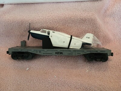 30-7672 MTH Railking MTH Transportation Company Flatcar w/Airplane | eBay