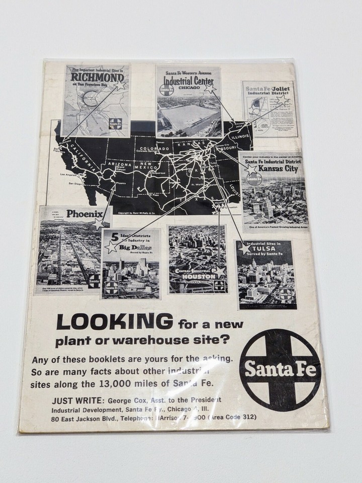 The Santa Fe Magazine October 1963 The Three ks plus | eBay